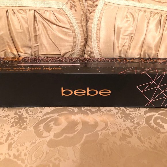 bebe | Accessories | Bebe Black Rose Gold Straightener Flat Iron | Poshmark